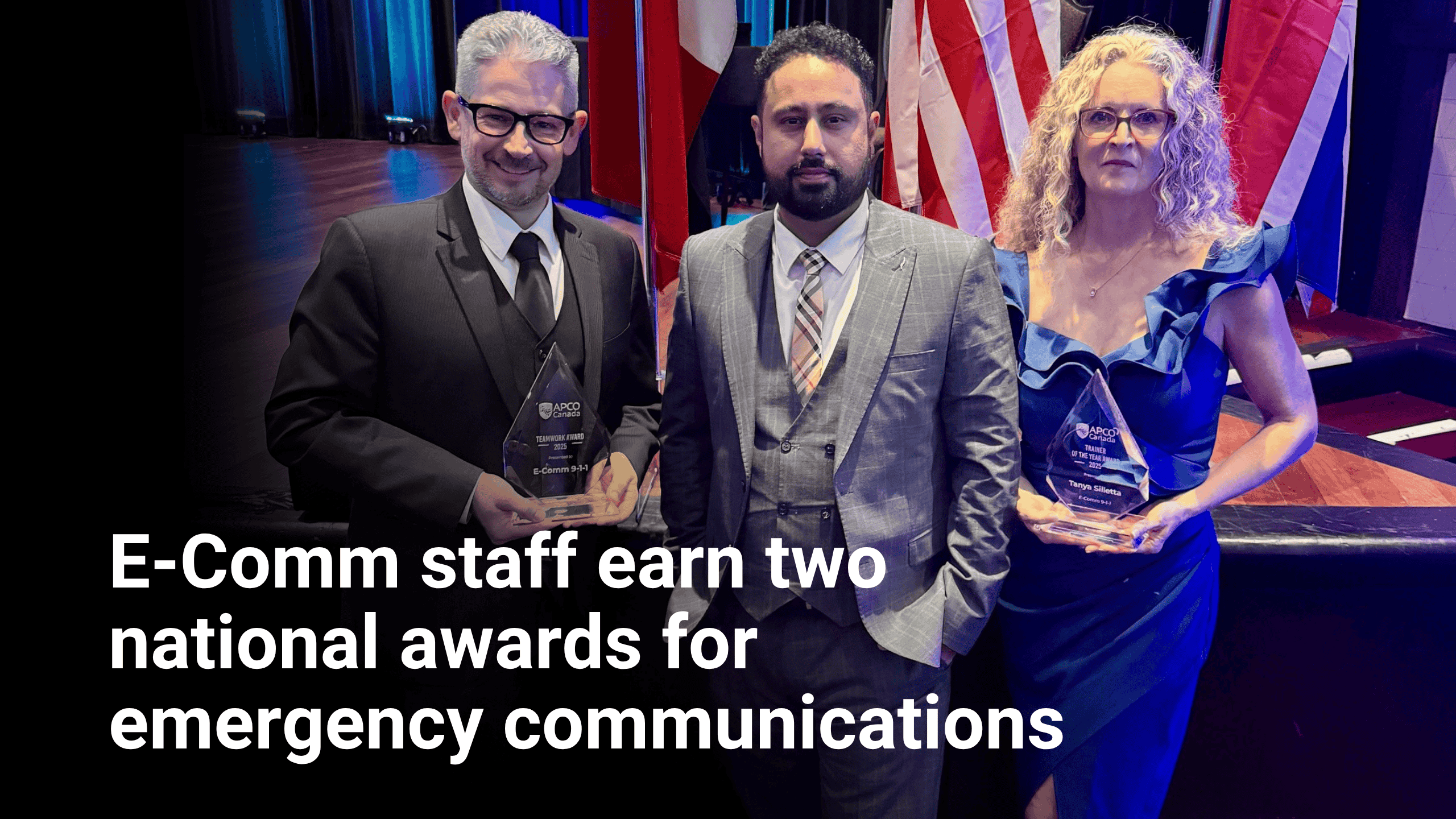 E-Comm staff earn two national awards for emergency communications | E ...